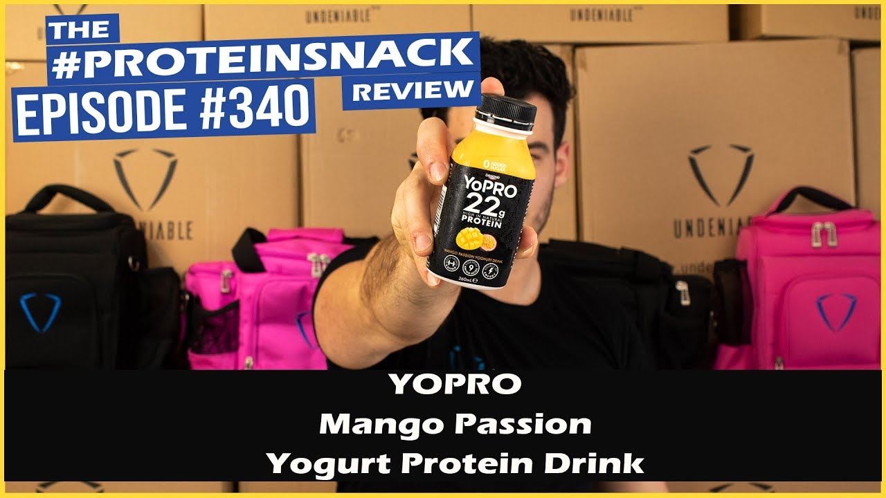 Mango Passion Yopro Protein Drink, Good Stats! - YouTube