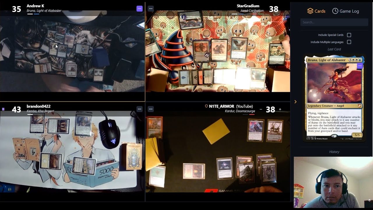 SpellTable EDH Game Play#1 (MTG) - YouTube