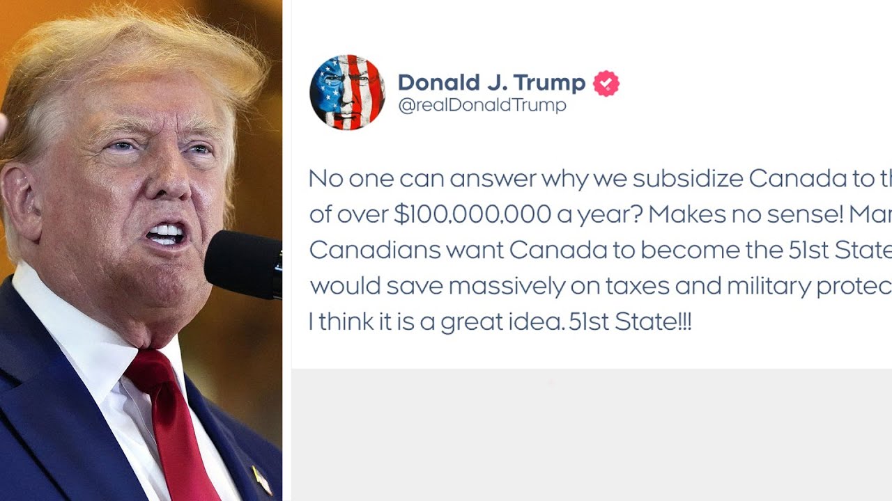 Donald Trump makes another remark about Canada becoming U.S. state ...