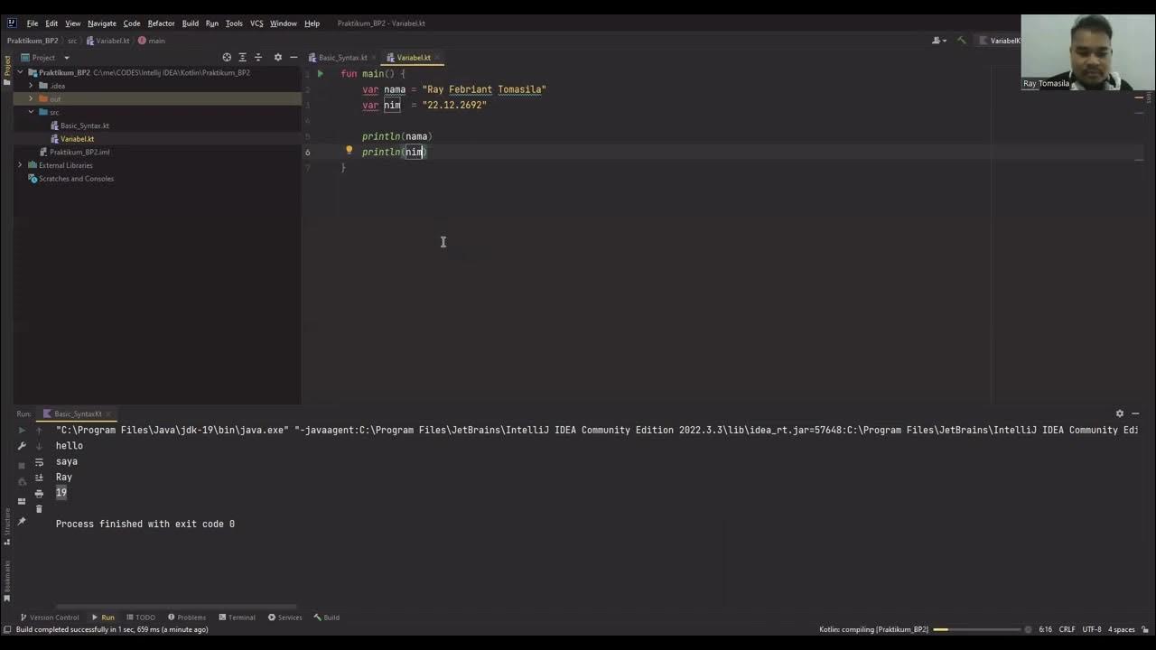 Kotlin #1 (Variable) - YouTube
