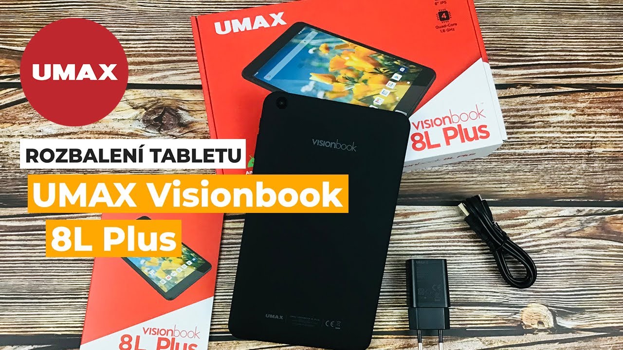 Rozbalení tabletu UMAX Visionbook 8L Plus se systémem Android 12 - YouTube