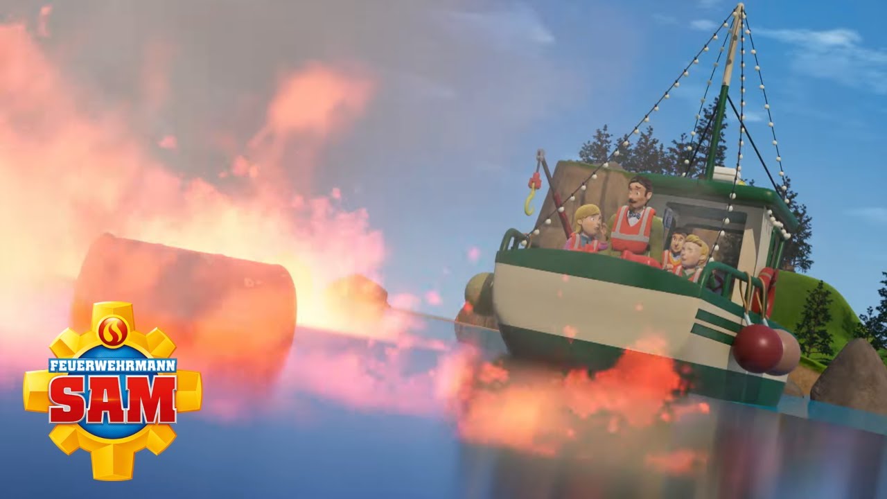 Feuer auf dem Wasser 🔥 | Feuerwehrmann Sam Staffel 13 Folge 15 | Neue ...