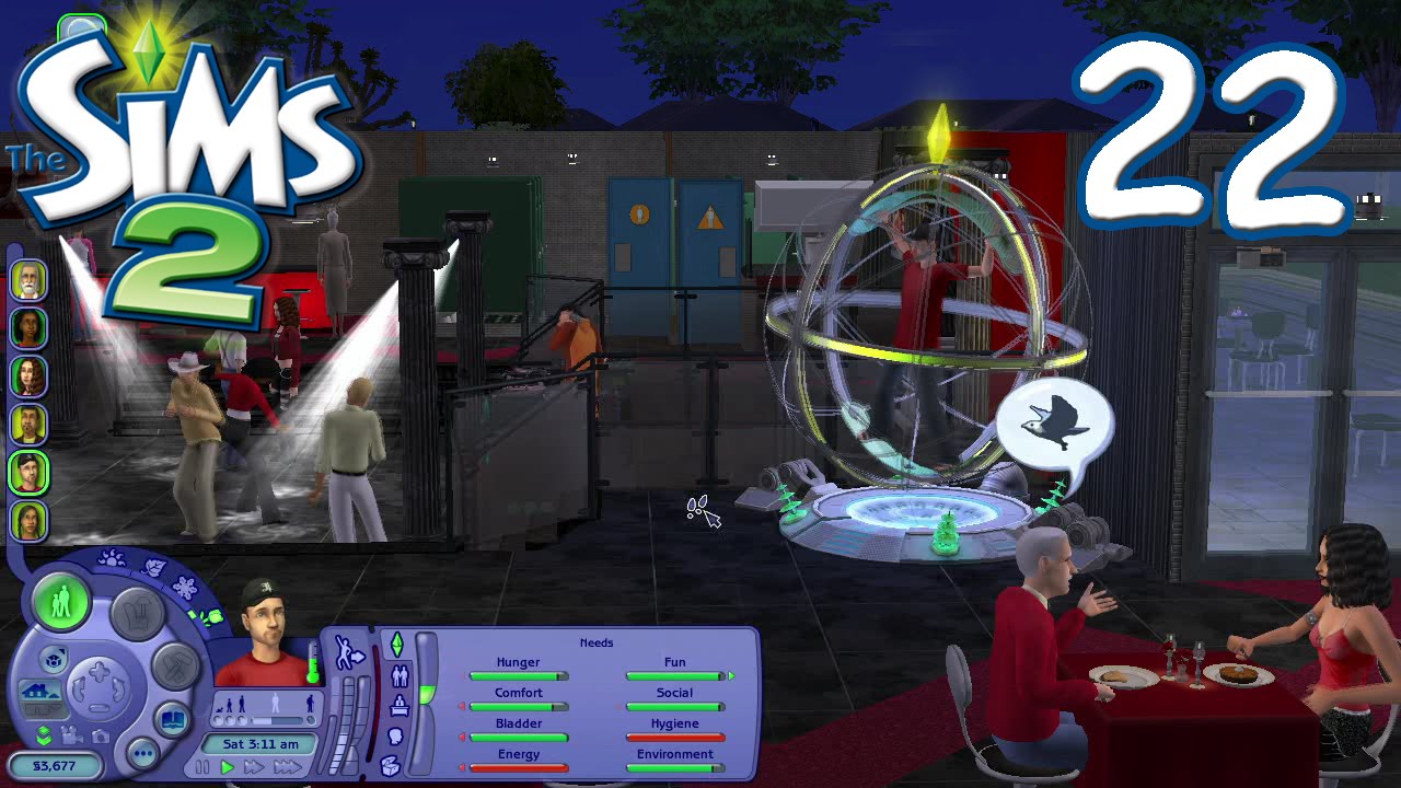 The Sims 2 Part 22 - Dance Party Drama - YouTube