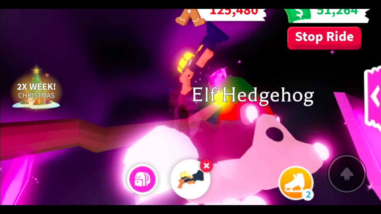 I Made A Neon Elf Hedgehog - Adopt Me! - YouTube