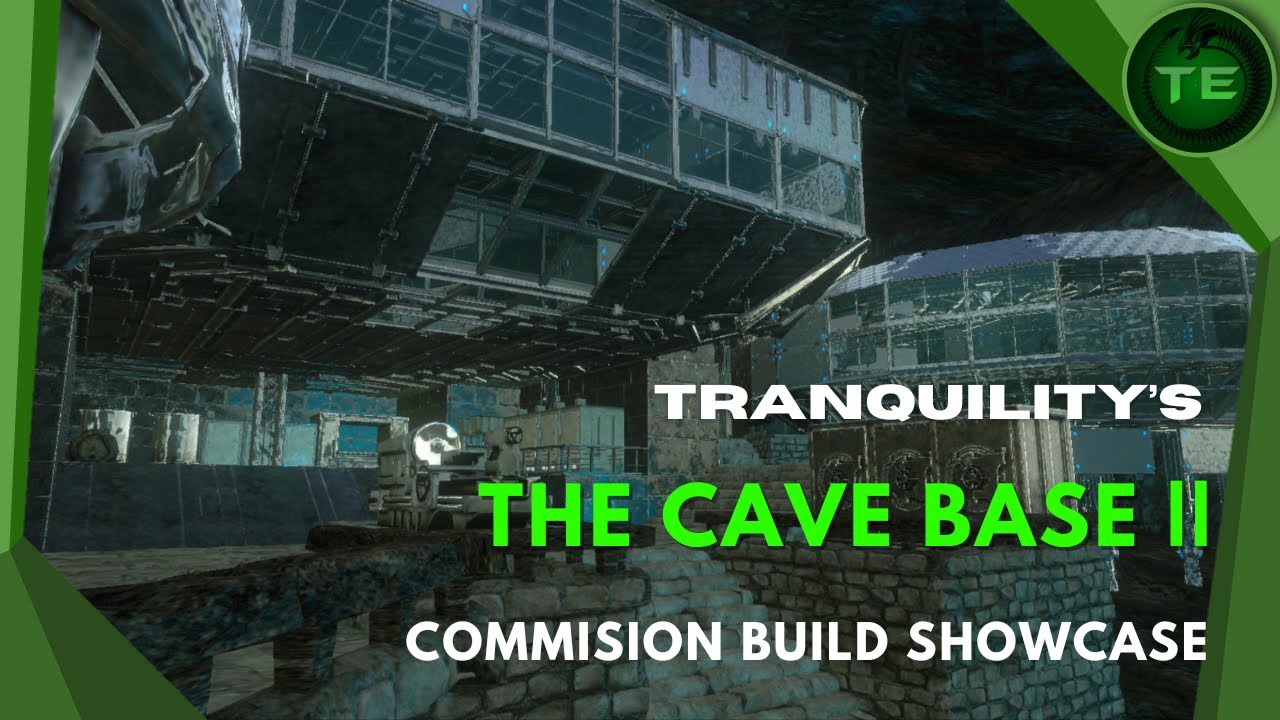 Best Cave Build Yet? | Ark Mobile Base Build | Sci Fi Cave Tribe Base ...
