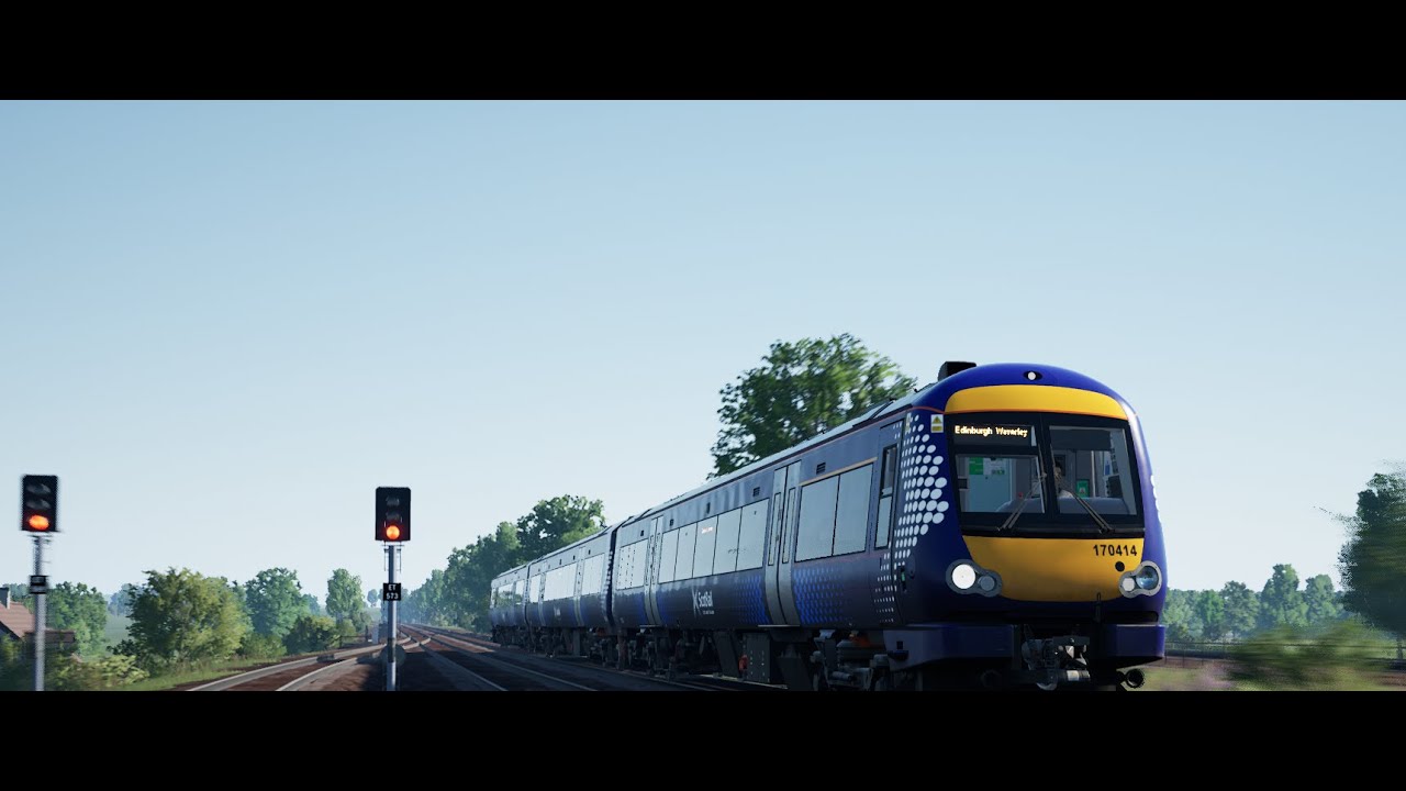 tsw 4 scotrail dlc from Dundee to Edinburgh - YouTube