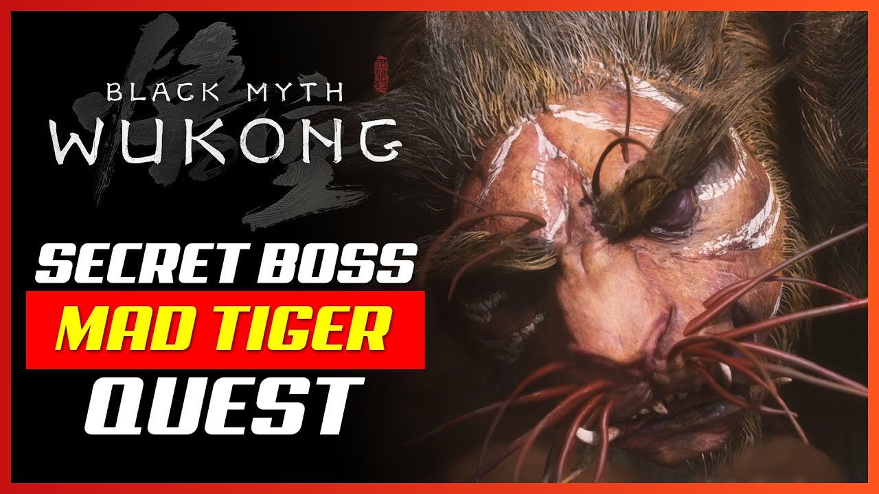 Chapter 2 Secret Boss Mad Tiger Quest | Black Myth Wukong - YouTube