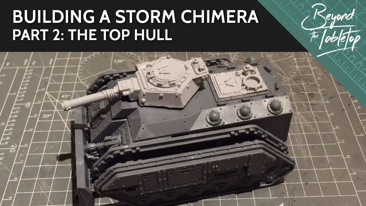 Building a Storm Chimera. Part 2: The top hull - YouTube