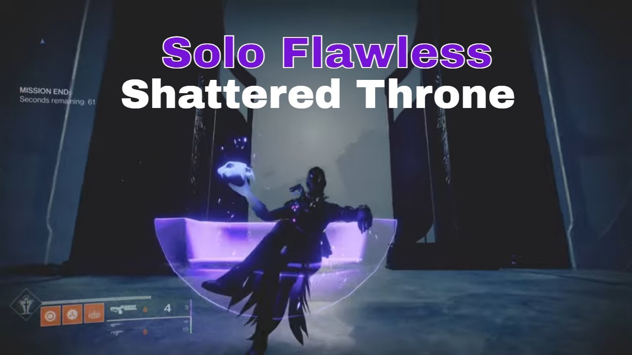 Destiny 2 | Shattered Throne: Solo Flawless - Unedited - YouTube