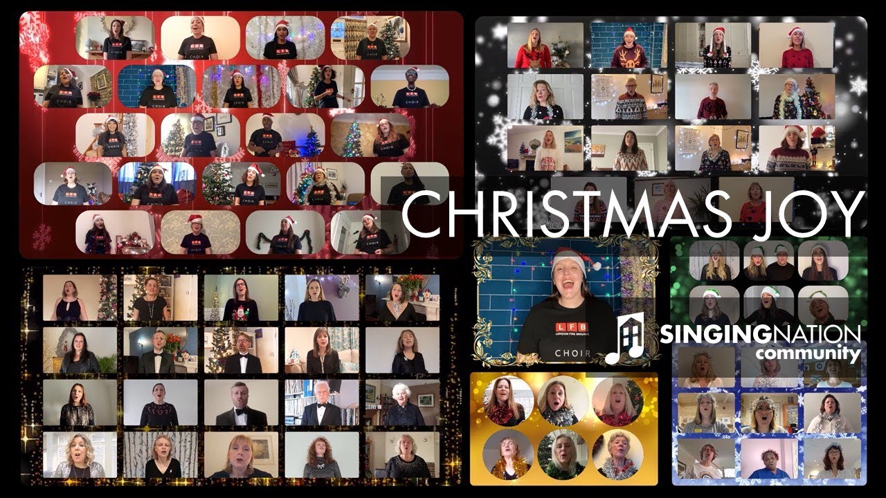 "Christmas Joy" - SingingNation Online Choir Medley - YouTube