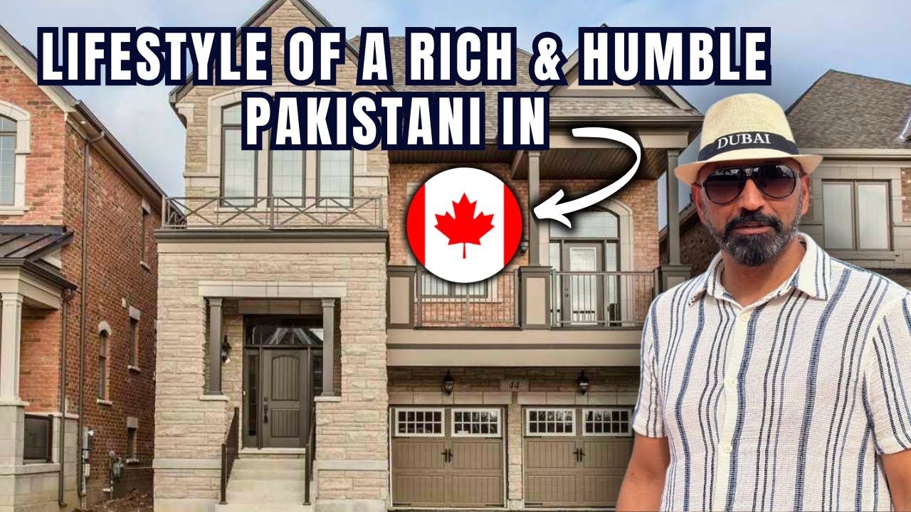 Touring A Rich Pakistani’s Luxury Home & Tesla Car In The Canada - YouTube