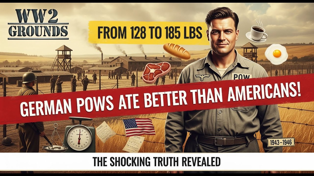 German POWs Gained 50+ Pounds In American Camps During WW2 - YouTube