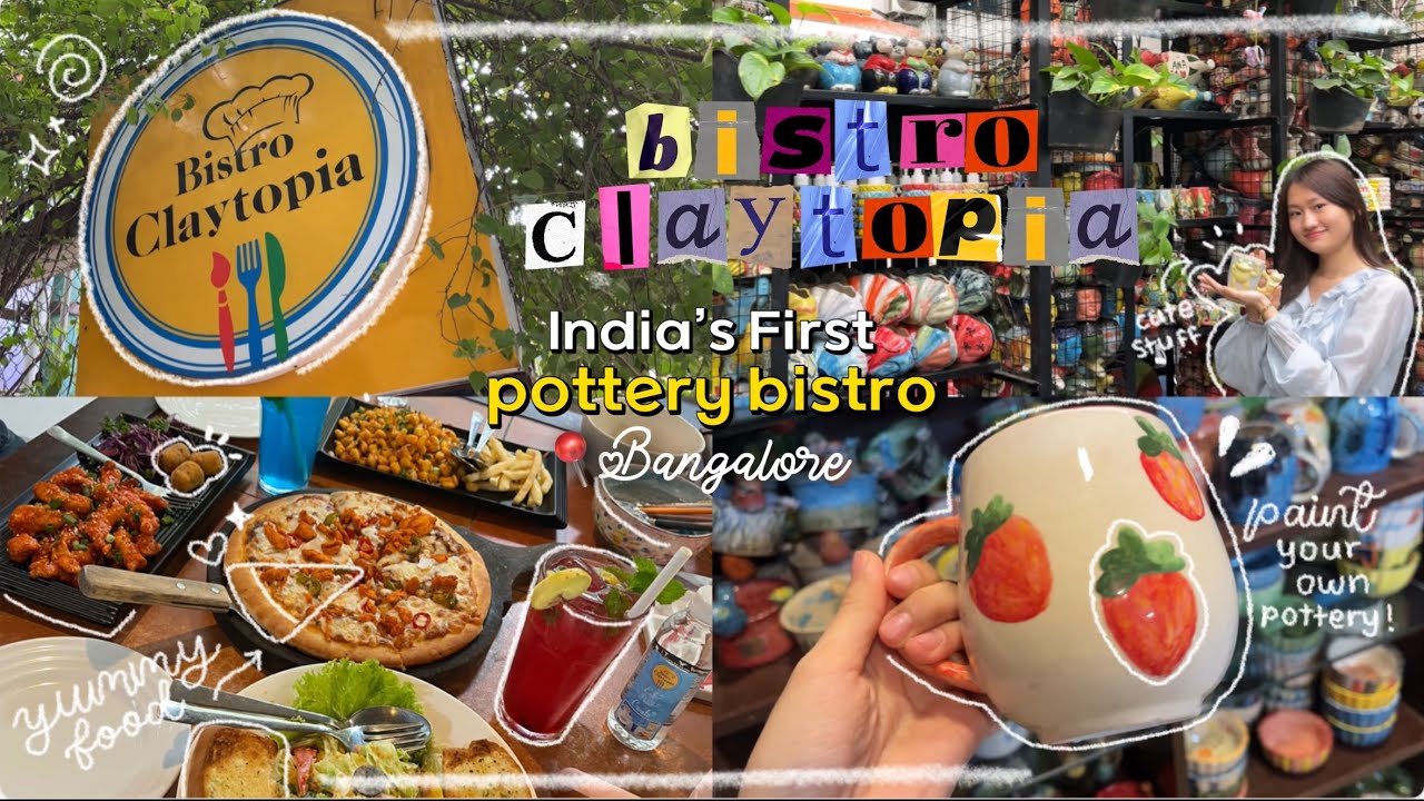 bistro claytopia 🪴| india’s first paint-your-own-pottery studio ...