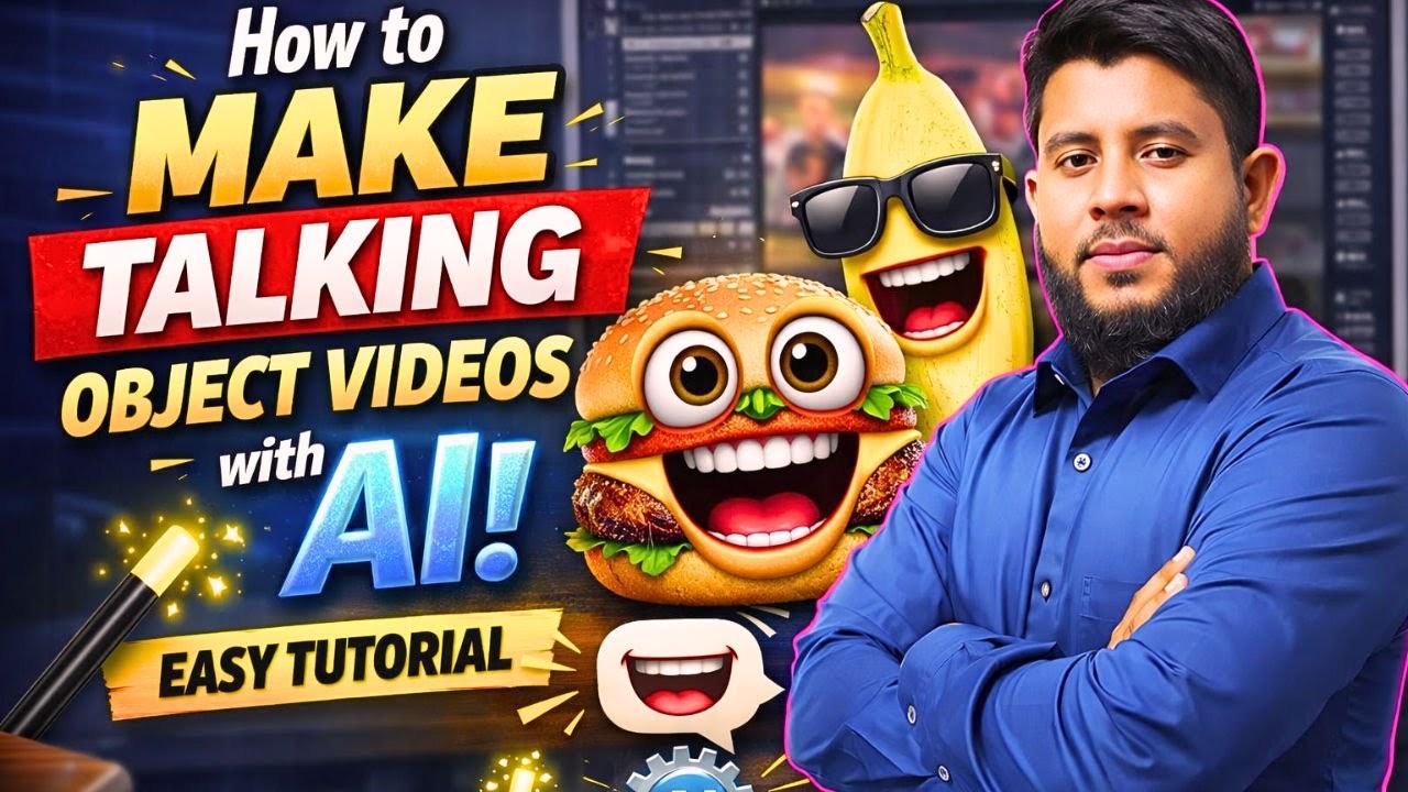 AI দিয়ে Talking Object Video কিভাবে বানাবেন 🤯 | Easy Step-by-Step ...