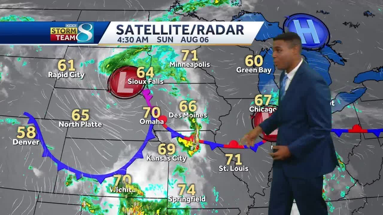 More rain and thunderstorms expected through Sunday night before drier ...