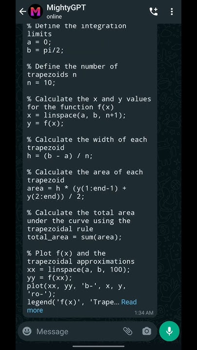 Cracking the MATLAB code with ease, thanks to MightyGPT! 🤖🔍 . #coding #mightygpt #chatgpt #gpt3 ...