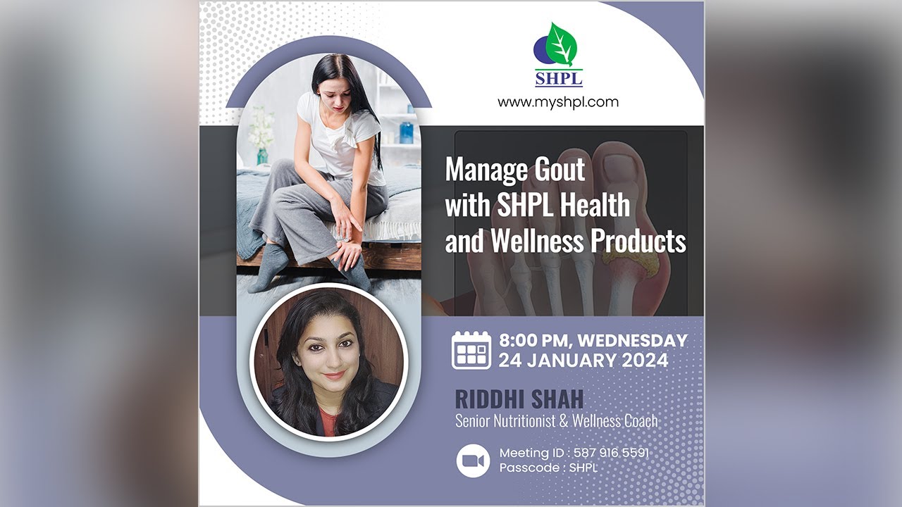 Manage Gout with SHPL health and Wellness Products - YouTube