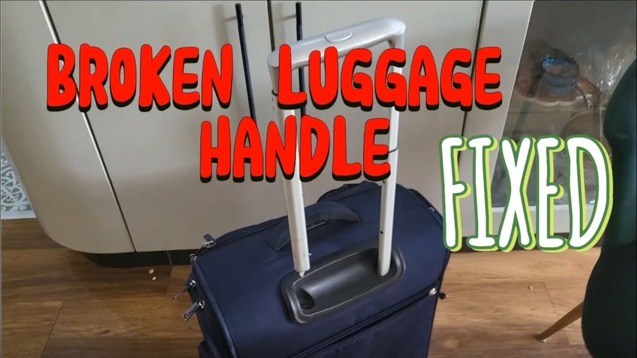 Fixing a Broken Luggage Handle: A Simple DIY Solution - YouTube