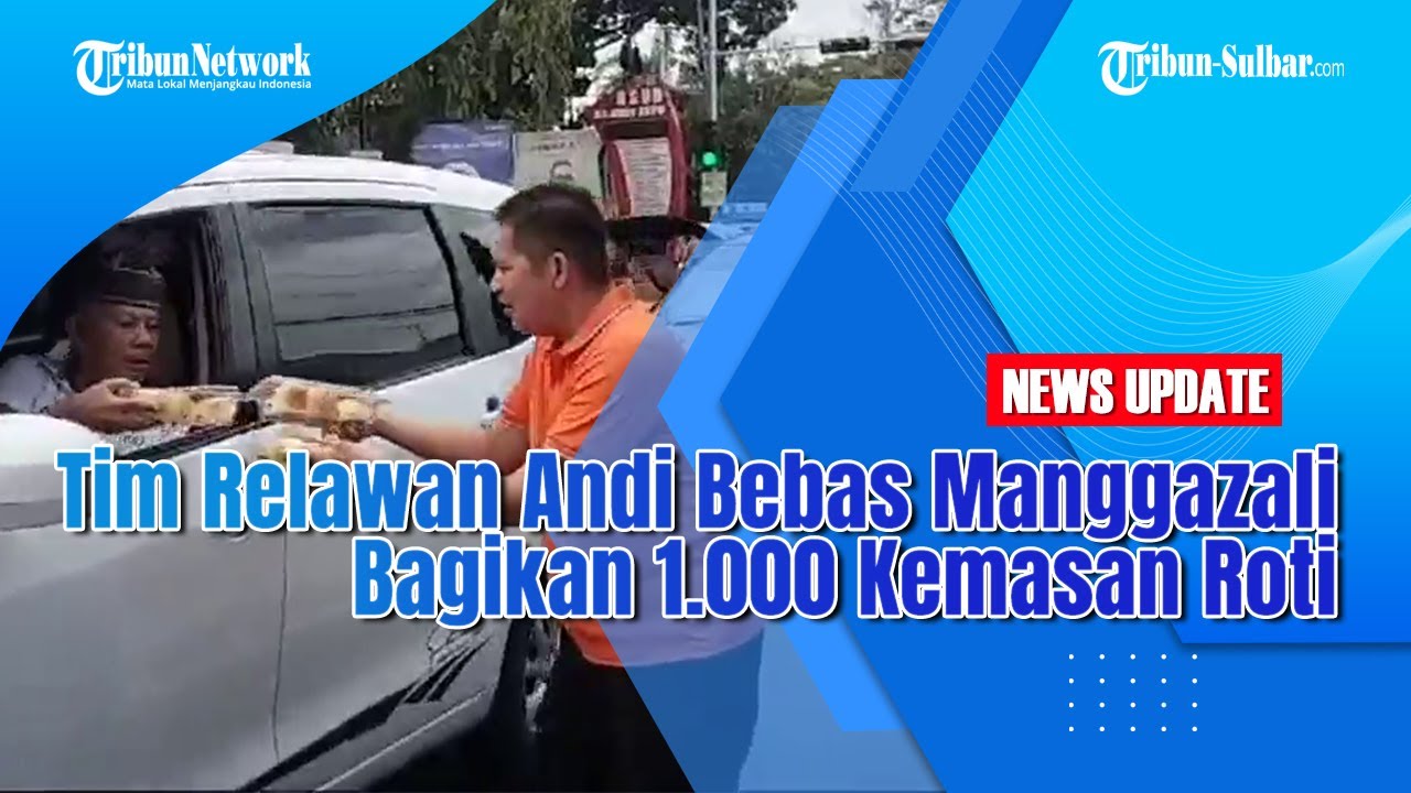 Tim Relawan Andi Bebas Manggazali Bagikan 1 000 Kemasan Roti di ...