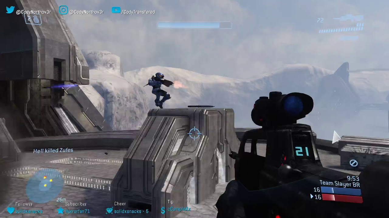 Halo 3 MCC Gameplay | Level 50 Team Slayer (ft Flazin) - YouTube