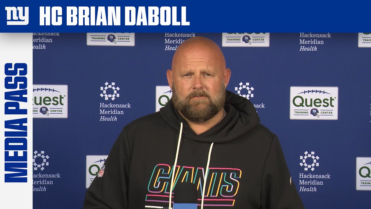 Coach Daboll Previews Week 6 vs. Eagles | New York Giants - YouTube