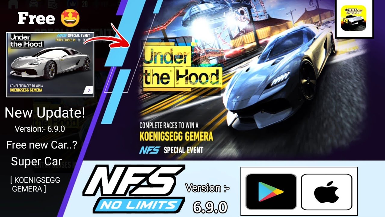 NFS NO LIMITS - NEW UPDATE 6.9.0 | GET FREE KOENIGSEGG GEMERA & NEW ...