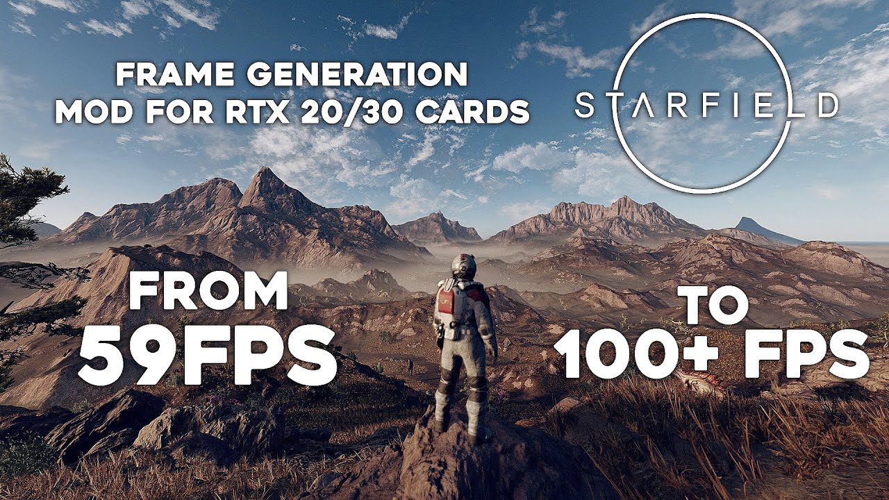 STARFIELD - FRAME GENERATION MOD ON RTX 3070 - YouTube