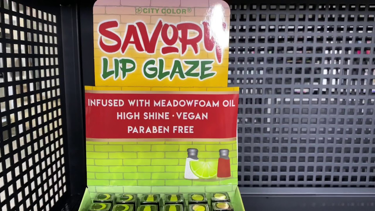 WHOLESALE MAKEUP - City Color Savory Lip Glaze Infused With Meadowfoam ...