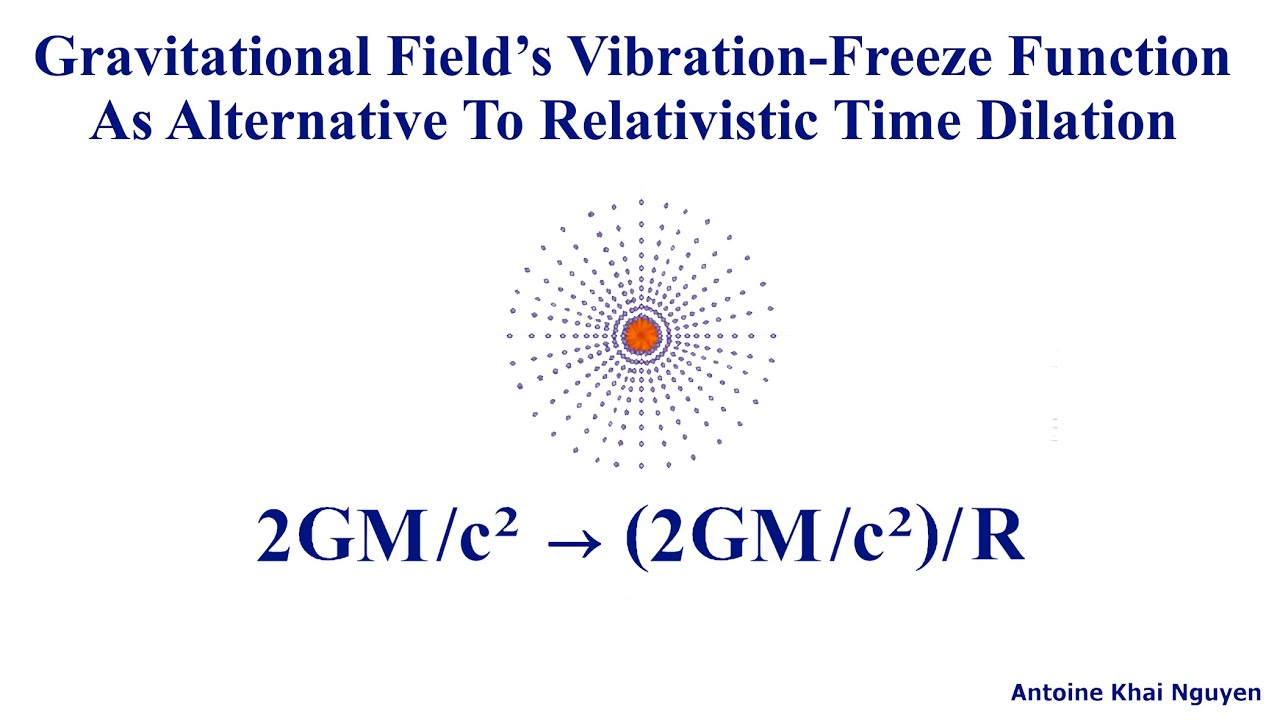 Gravitational Field's Vibration-Freeze Function As Alternative To ...
