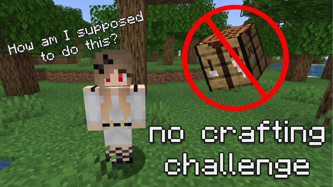 I tried to play Minecraft without crafting - YouTube