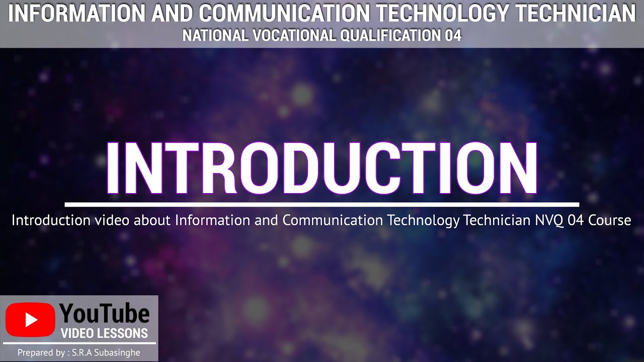 Introduction about ICTT Course (NVQ 04) - YouTube