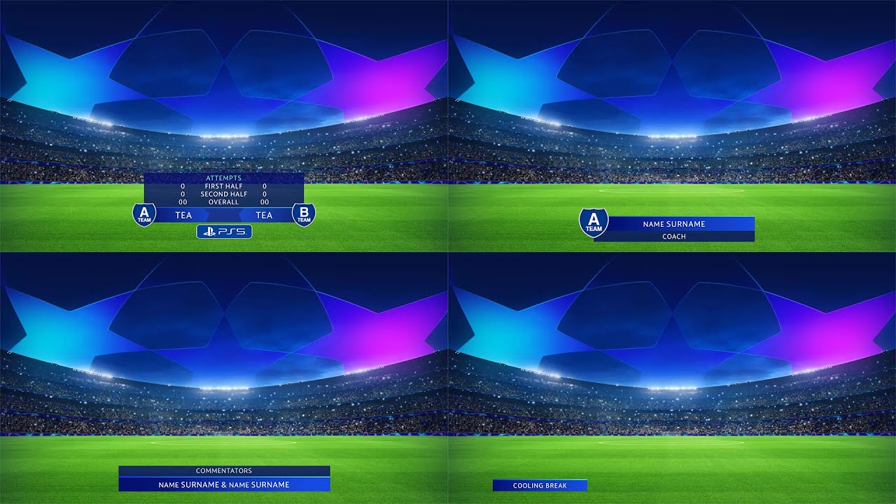 UEFA Football League Lower third After effect - YouTube