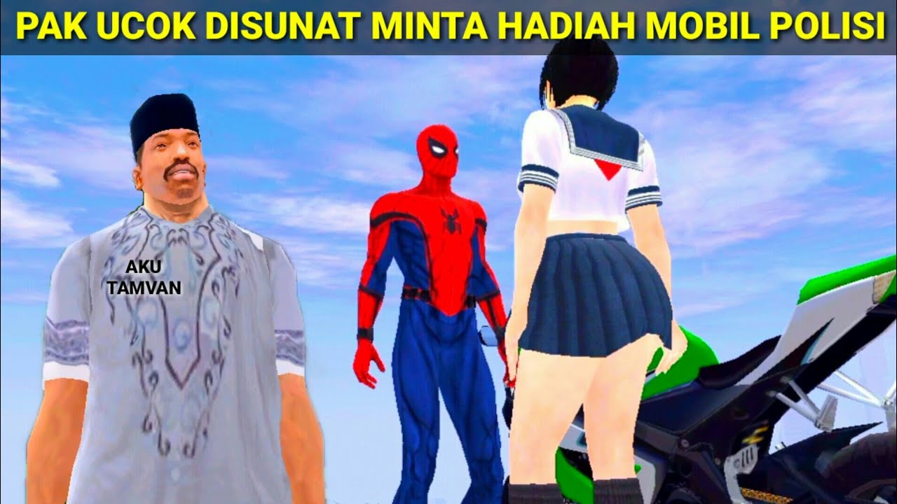 PAK UCOK DISUNAT MAU HADIAH MOBIL POLISI - CERITA PENDEK ANIMASI LUCU ...