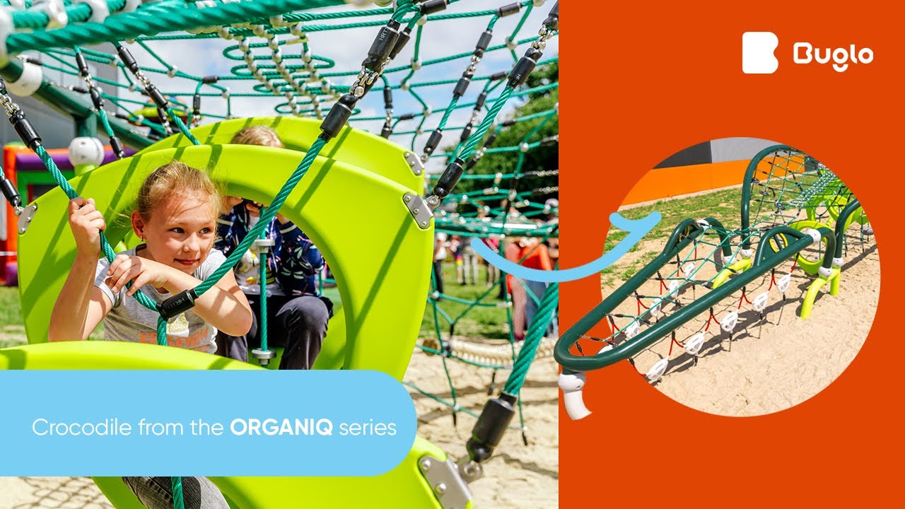 🟠Epic Crocodile-shaped playground from the Buglo Organiq series! - YouTube