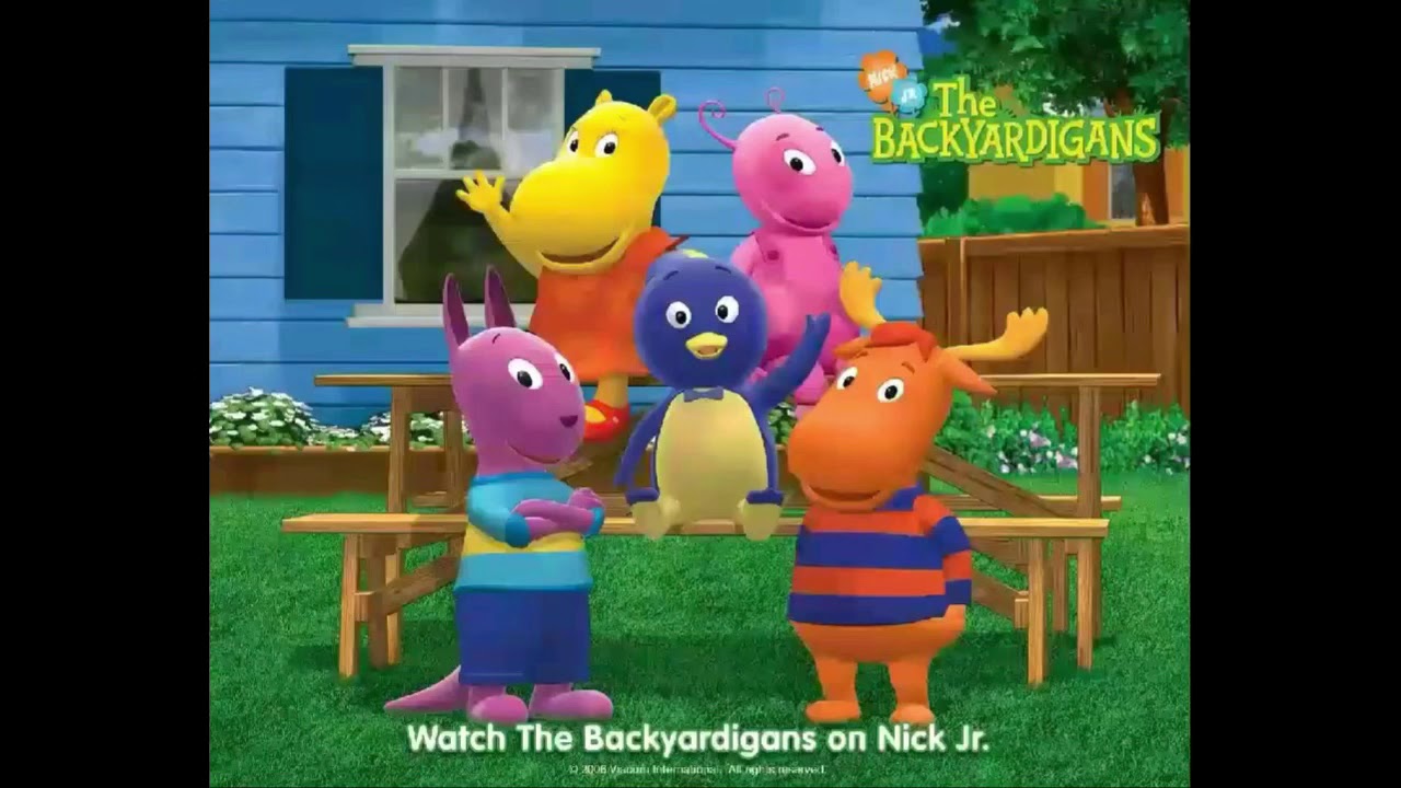The Backyardigans end song And goodbyes German (for some reason pitch ...
