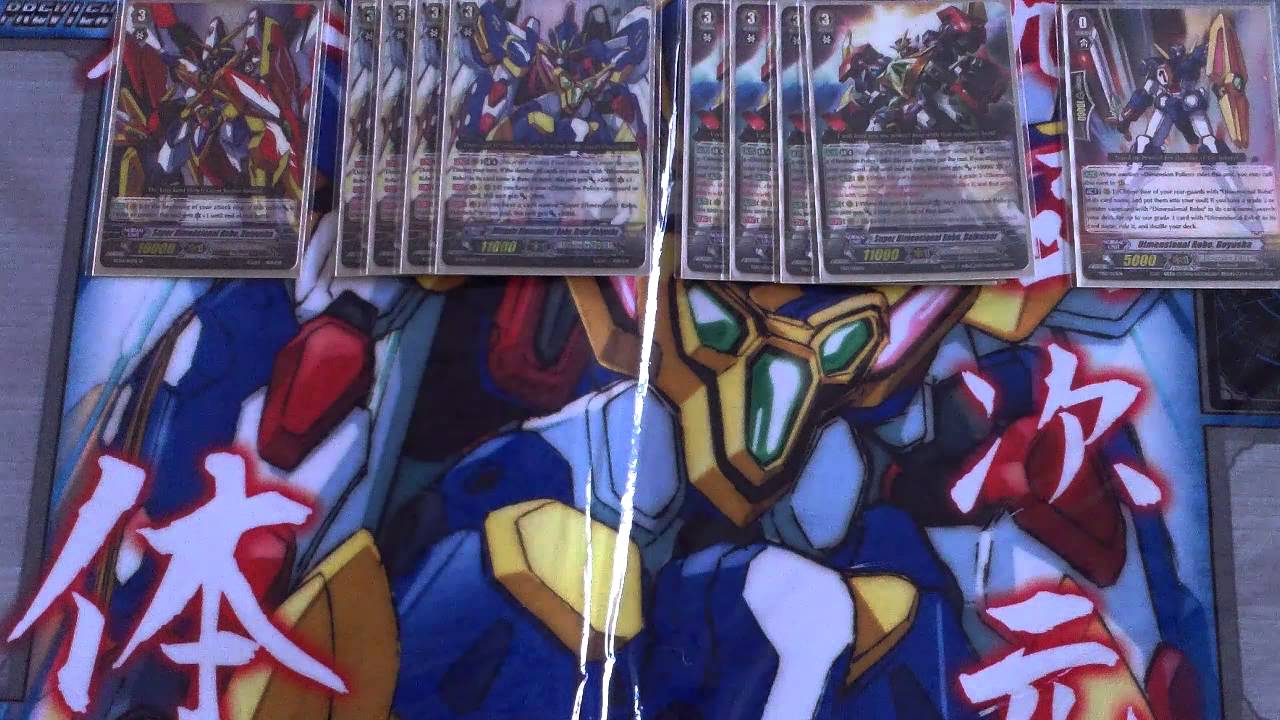 Cardfight Vanguard Dimensional Robo's Deck Profile - YouTube