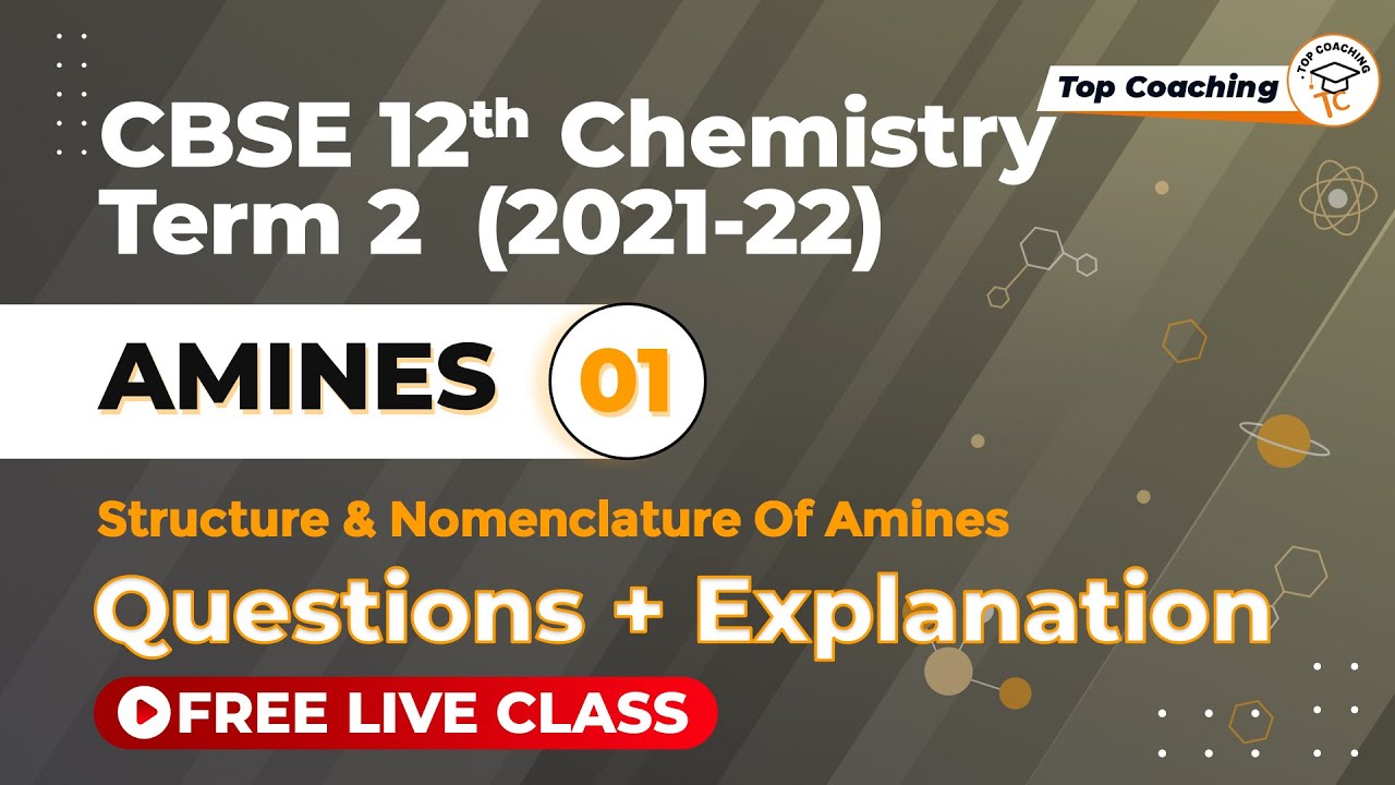 Amines-01 | Class 12 Organic Chemistry | Concepts, Tricks & PYQ ...