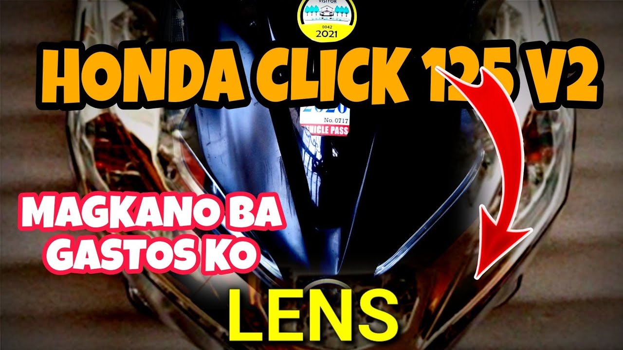 PALIT HEADLIGHT LENSE FOR HONDA CLICK 125 V2 MAGKANO, INABOT? - YouTube