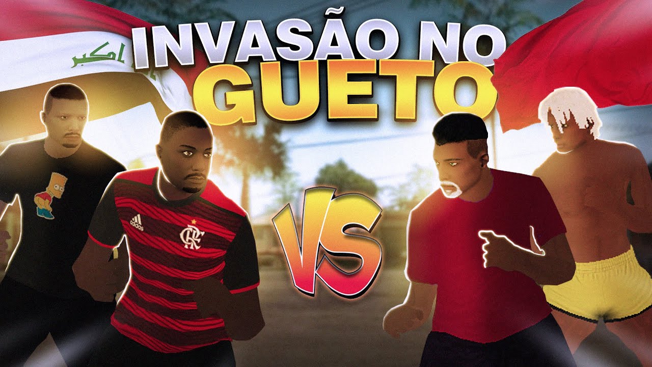 GTA MTA RP - Tentaram INVADIR nosso GUETO e TOMARAM UM PAU ...
