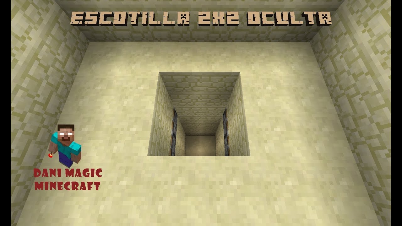 Mega tutorial de redstone. Ejemplos del capítulo 1: Escotilla 2x2 ...