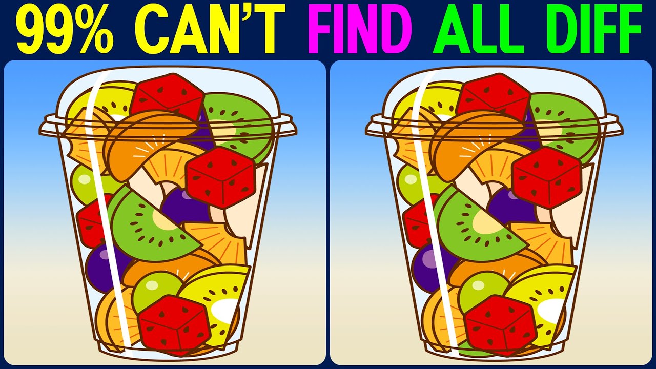 【Find the Difference】 99% CAN'T FIND ALL DIFFERENCE - YouTube
