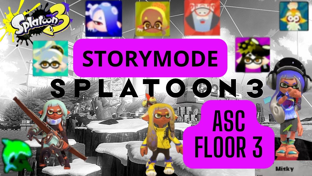 Splatoon 3 Storymode Alterna Space Center Lift Floor 3 - YouTube