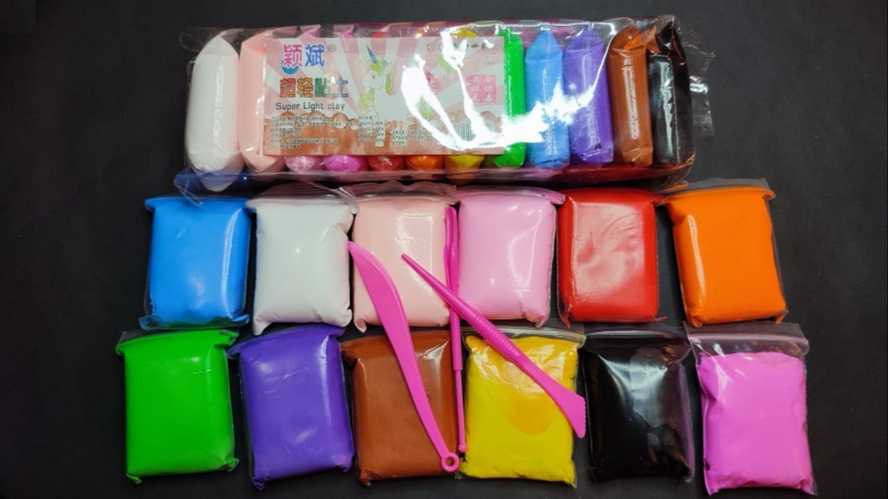 Mainan Polymer Clay Warna-warni - YouTube