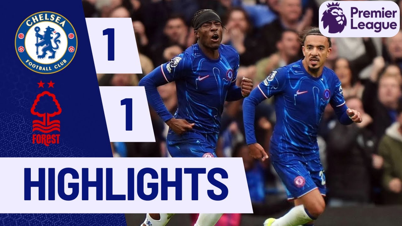 Chelsea vs Nottingham Forest 1-1 Highlights: Noni Madueke Goal ...