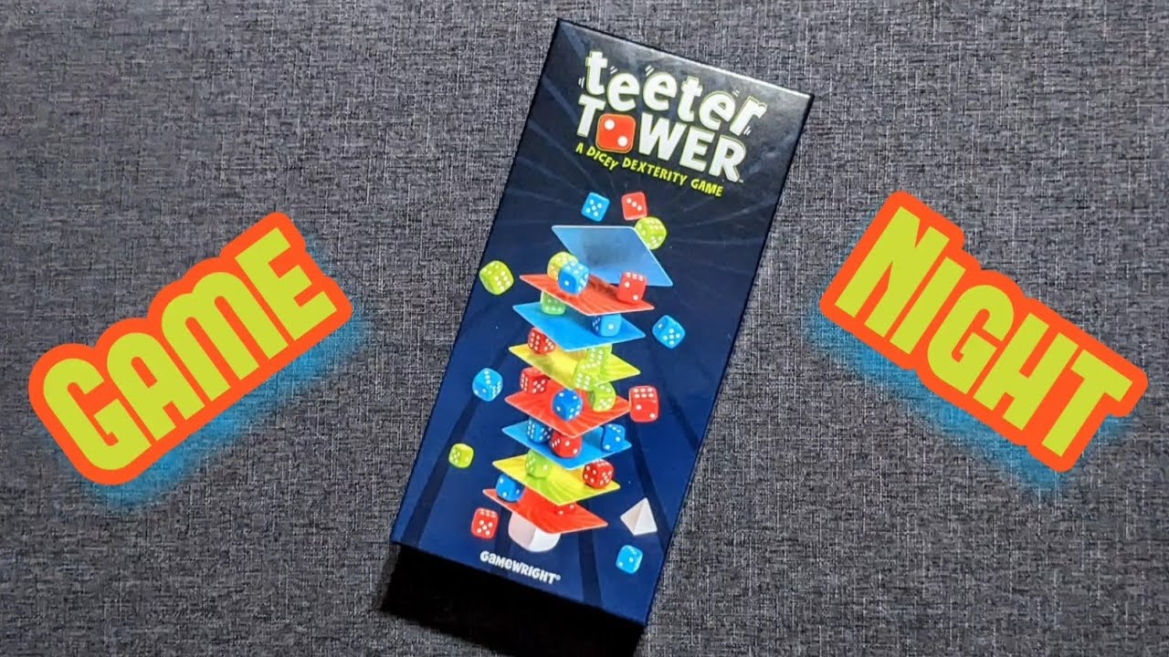 Game Night: Teeter Tower! - YouTube