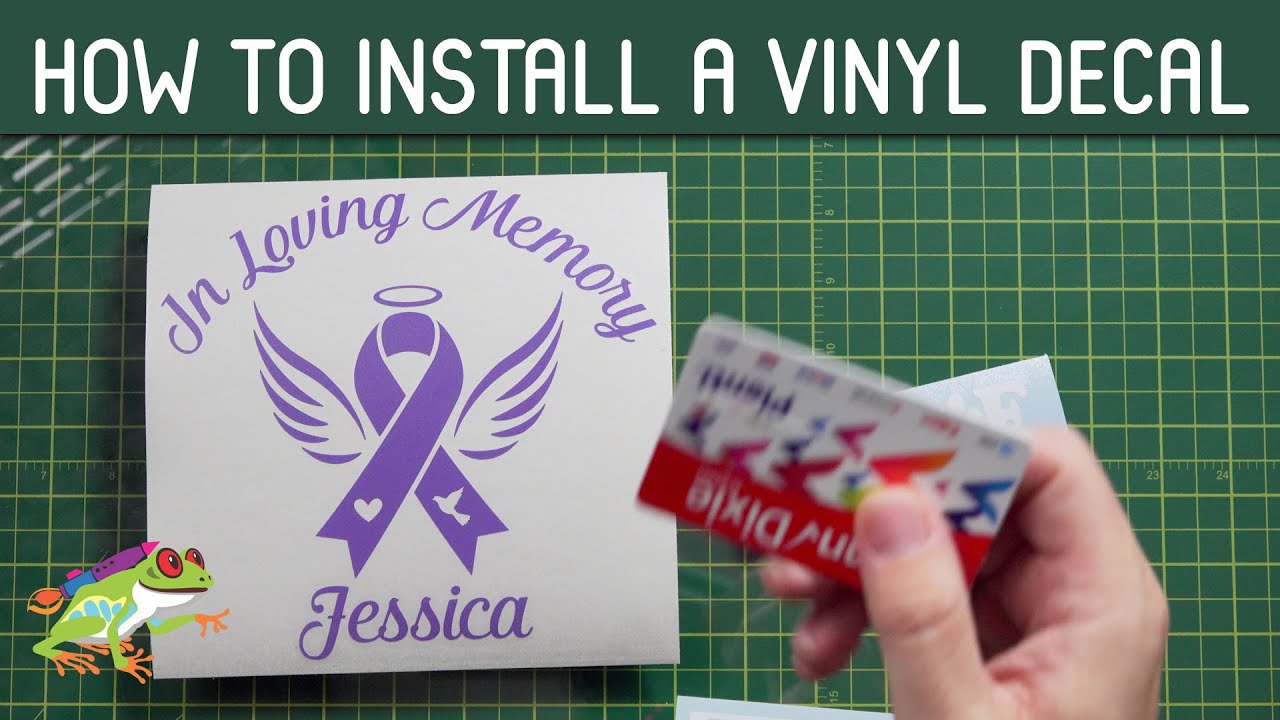 How to install a 3 part transfer vinyl decal - Zippy Stickers - YouTube