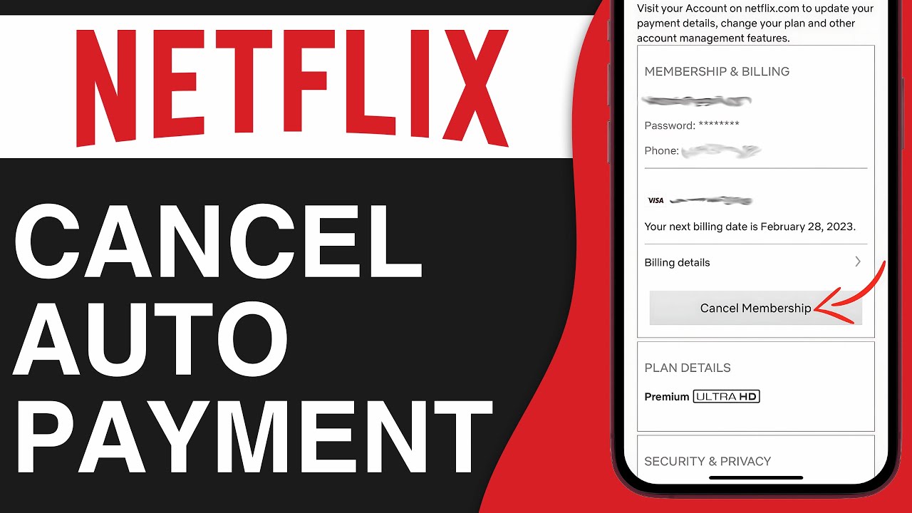 How to Cancel Netflix Auto Payment (2024) - YouTube