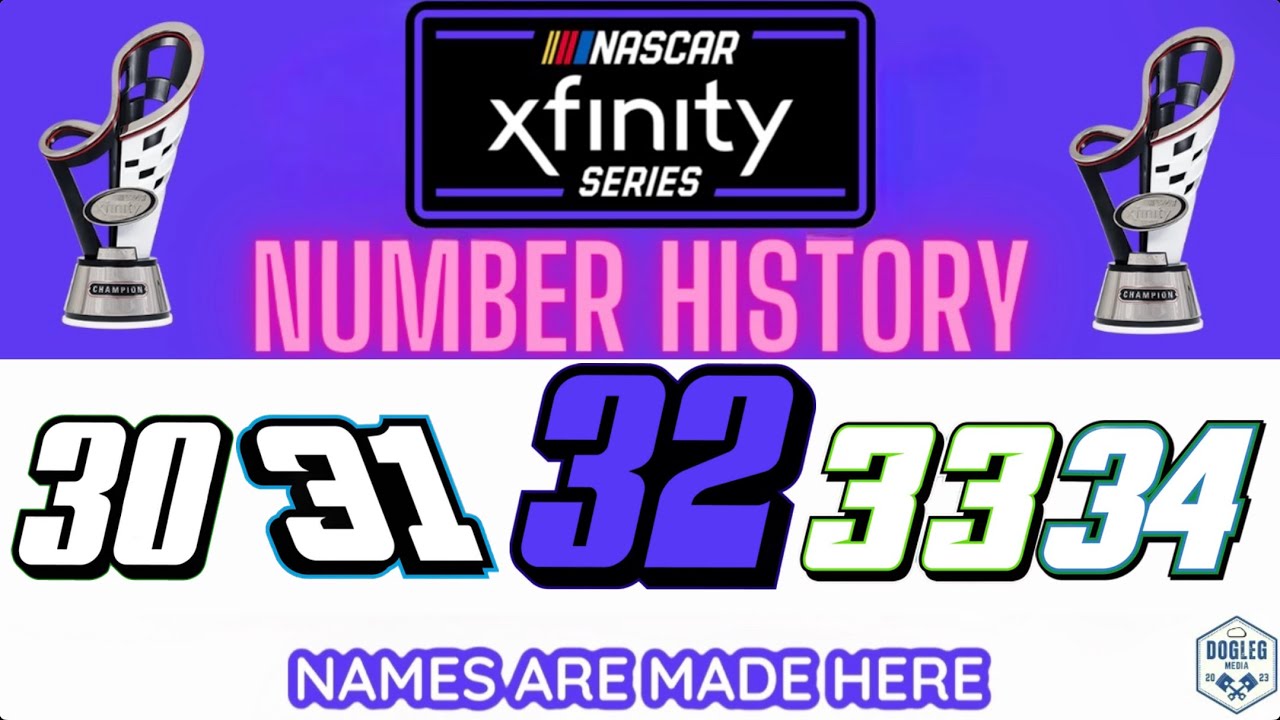NASCAR Xfinity Series Number History: 30-34 - YouTube