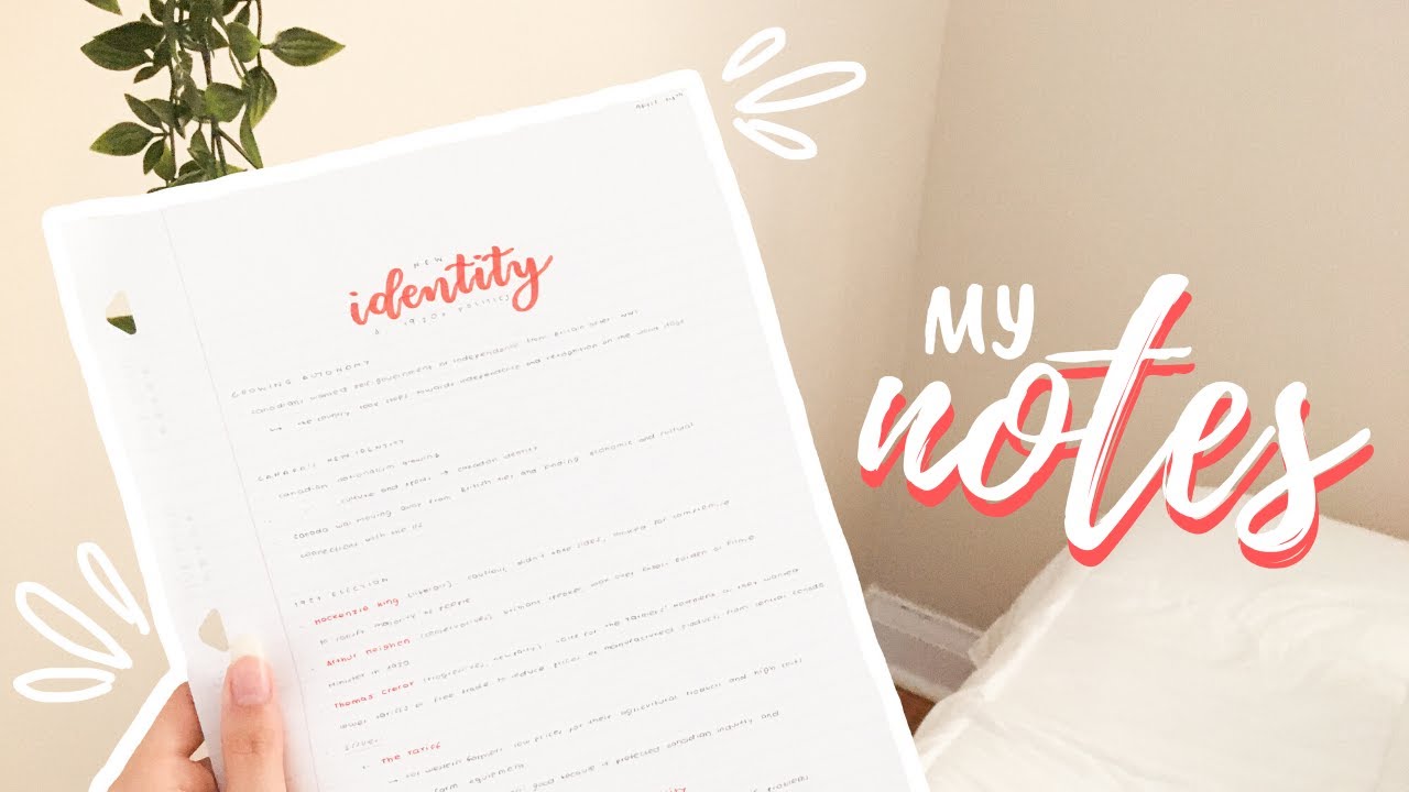 How I Take Simple But Cute Notes YouTube How I Take Simple But Cute Notes YouTube