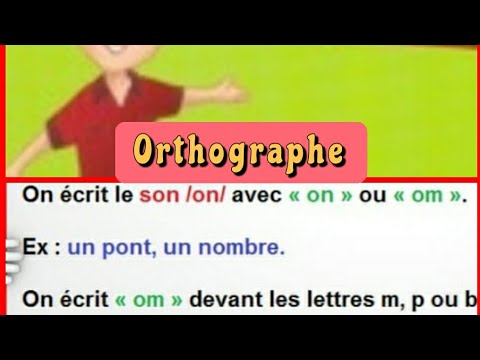 coquelicot ce1 discipline :Orthographe "Le son [ɔ̃] :on-om /(unité 4 ...